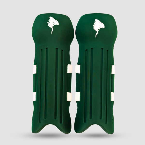 TSC Cricket Wicket Keeping Pads (GREEN Molded)
