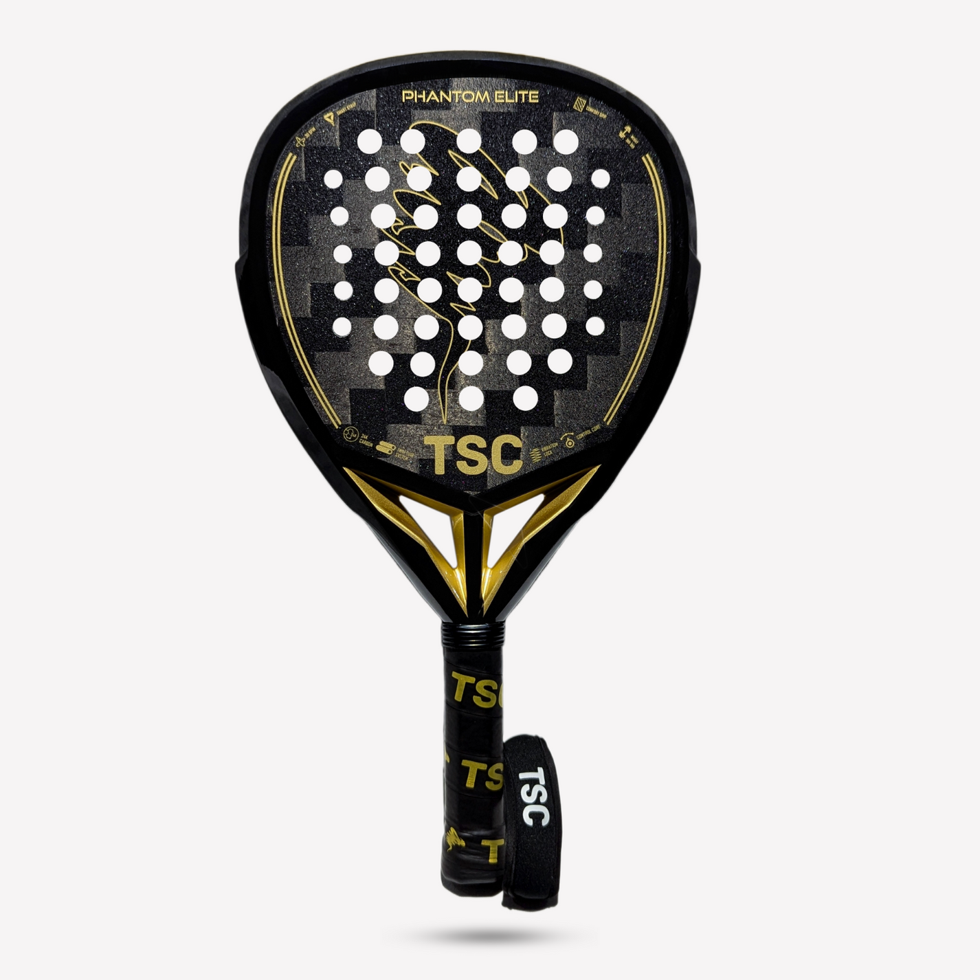 TORNADO PHANTOM ELITE - 24k carbon PADEL RACKET – TSC