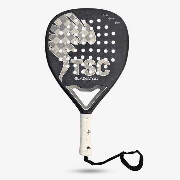 Tornado Gladiator 18K Black Padel Racket – Built for Power and Precisi – TSC